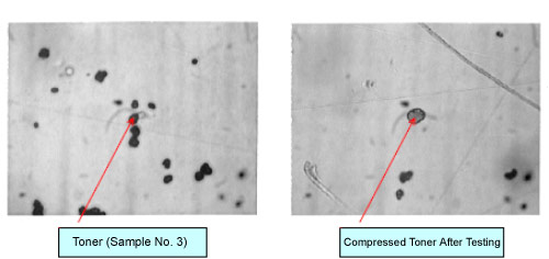 Evaluation of Toner by Compression Test : SHIMADZU (Shimadzu Corporation)
